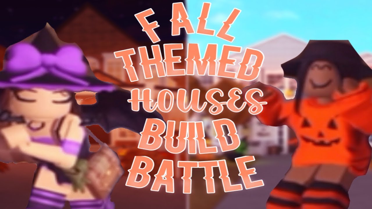 Fall Themed House Build Battle!! - YouTube