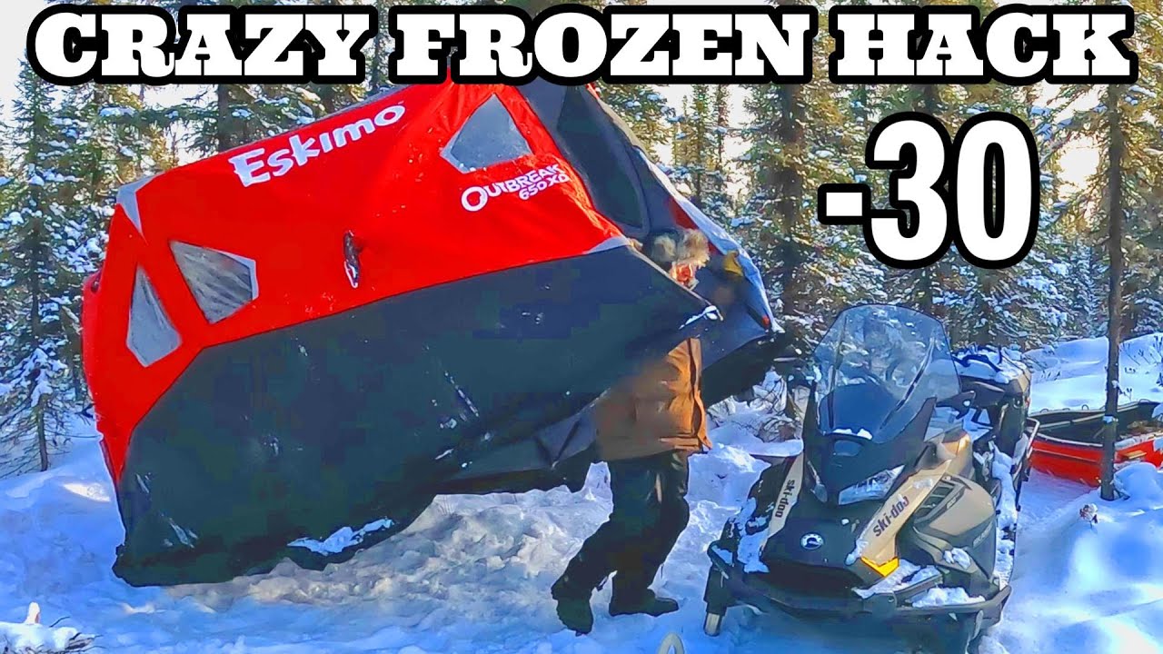 CAUGHT in BITTER COLD - SNOWMOBILE WONT START!! (Drastic Measures Trick ...