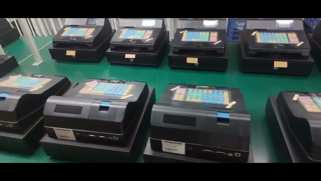ECR Electronic Cash Register In Factory Manufacturing - YouTube
