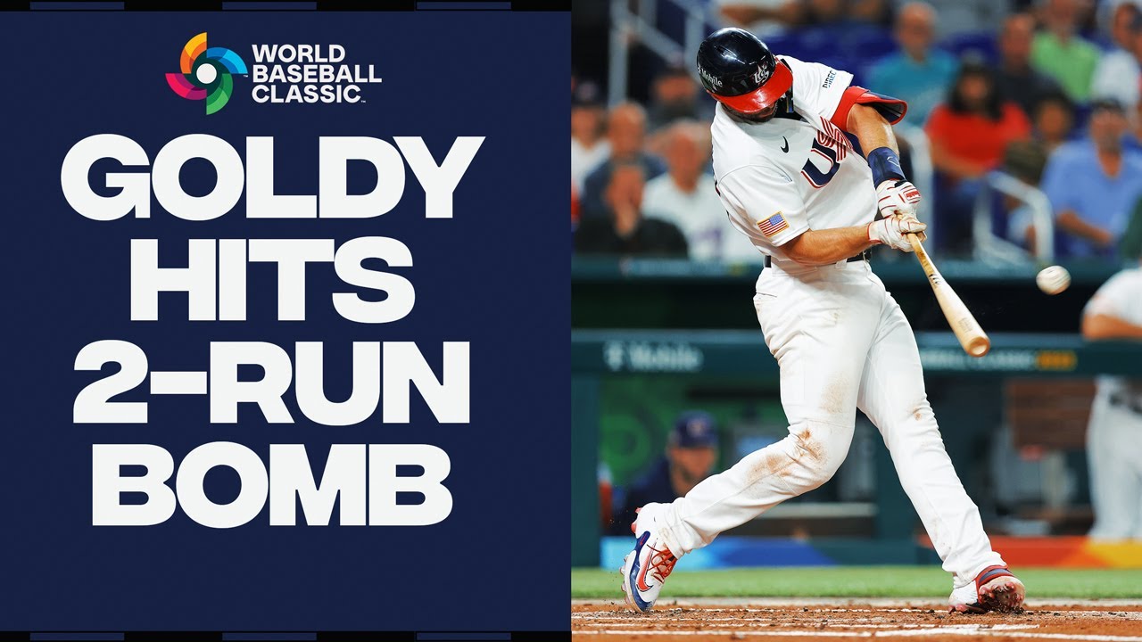 Paul Goldschmidt hits a 2-run BLAST for Team USA in the World Baseball ...