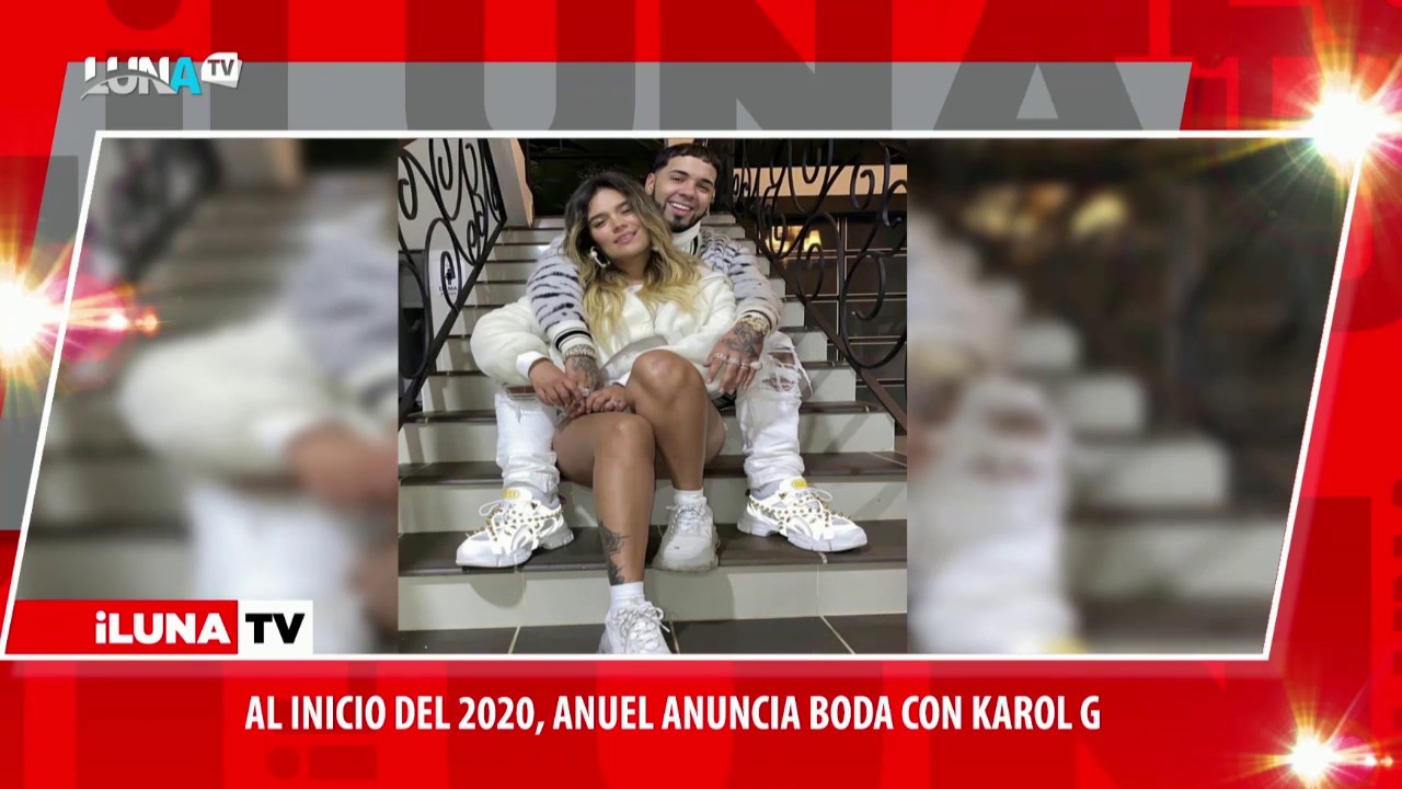Anuel AA anuncia boda con Karol G - YouTube