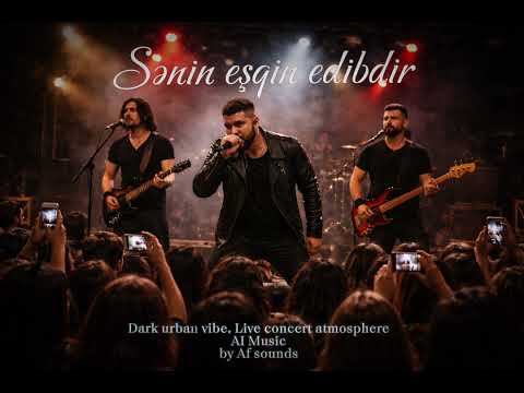 Sənin eşqin edibdir | Dark Urban vibe, Live Concert Atmosphere | AI Music | #cover #ai #music