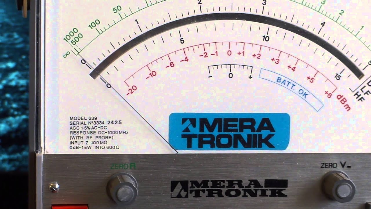 Meratronik V545 - rezystancja wewnętrzna zmierzona multimetrem V640 ...