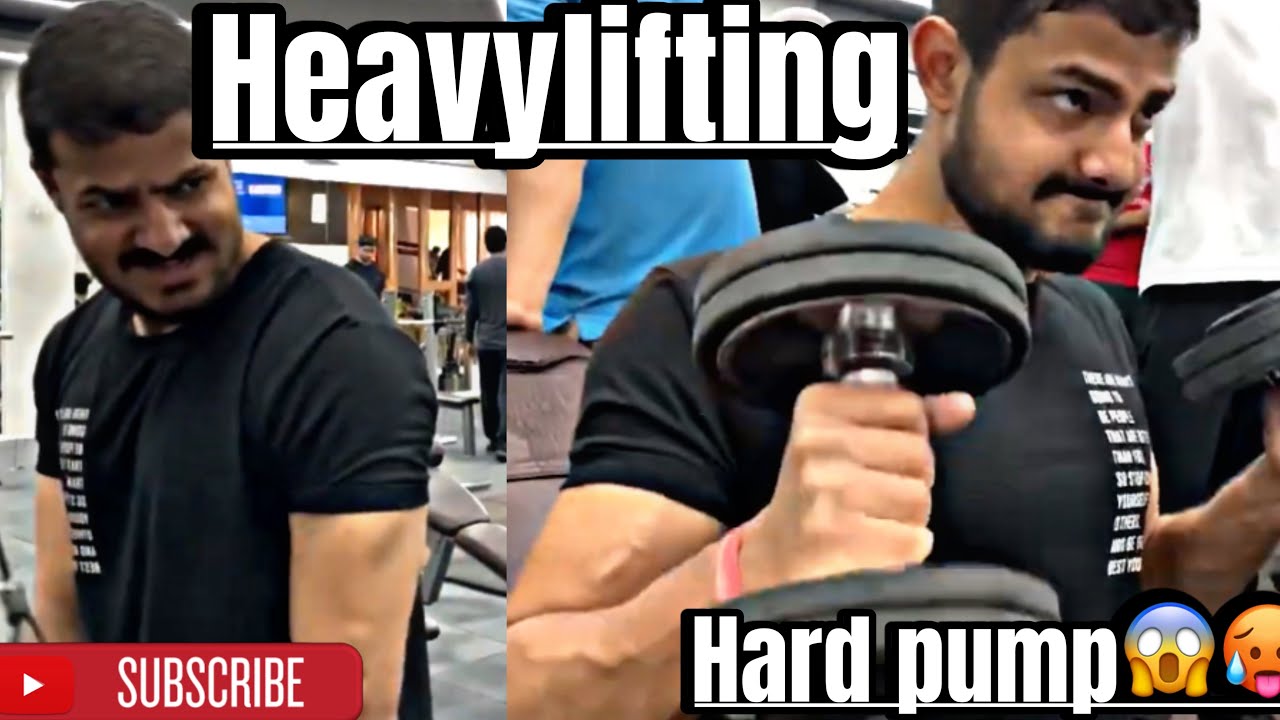 Heavylifting for hard pumping intensive workout 😱😱🥵 - YouTube