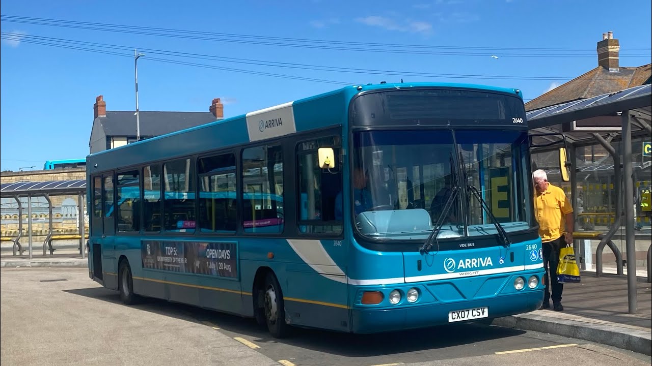 Thrash! Arriva Wales Route 36 | DAF/VDL SB120 WrightBus Cadet | CX07 ...