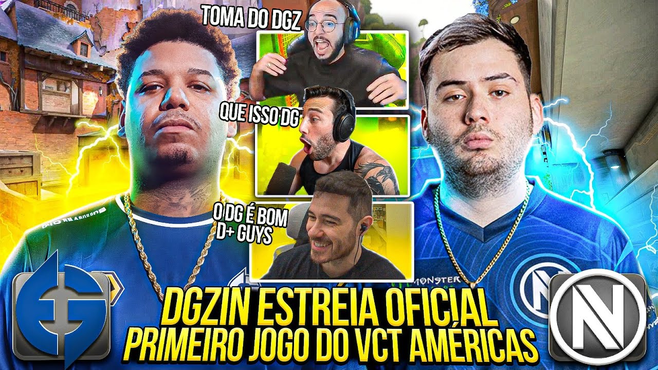 DGZIN ESTREIA PELA EG, e STREAMERS JA FICAM IMPRESSIONADOS com O ...