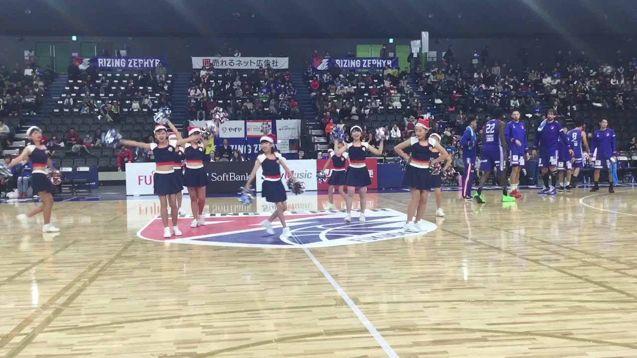 🏀B2リーグ2019-2020 第12節 ホーム戦 福岡vs奈良戦 2Q official timeout Performance ...