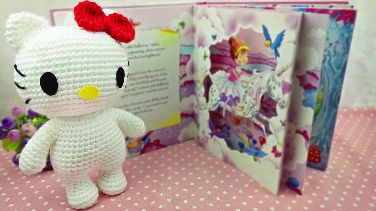 มือซ้าย - ถักตุ๊กตาคิตติ้ Part 1/2 (Left Hand - Hello Kitty Amigurumi ...