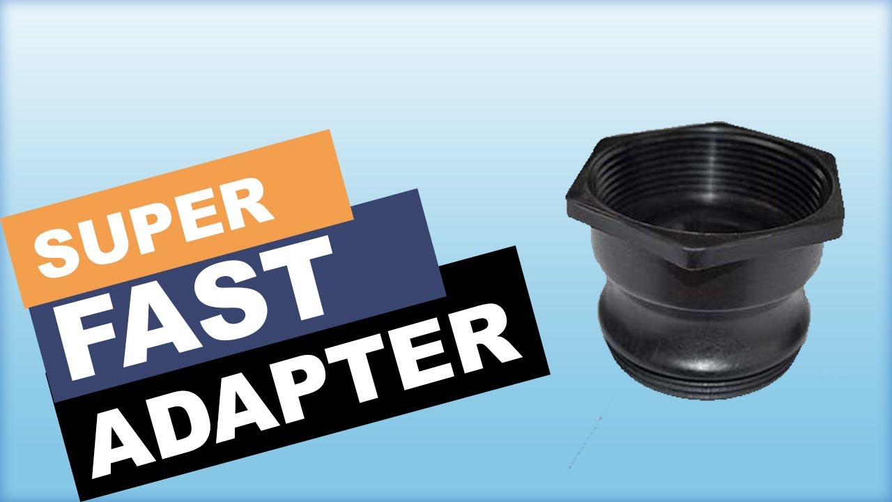 Super Fast Easy install NPT to QD Stubby Adapter to your IBC/Tote - YouTube