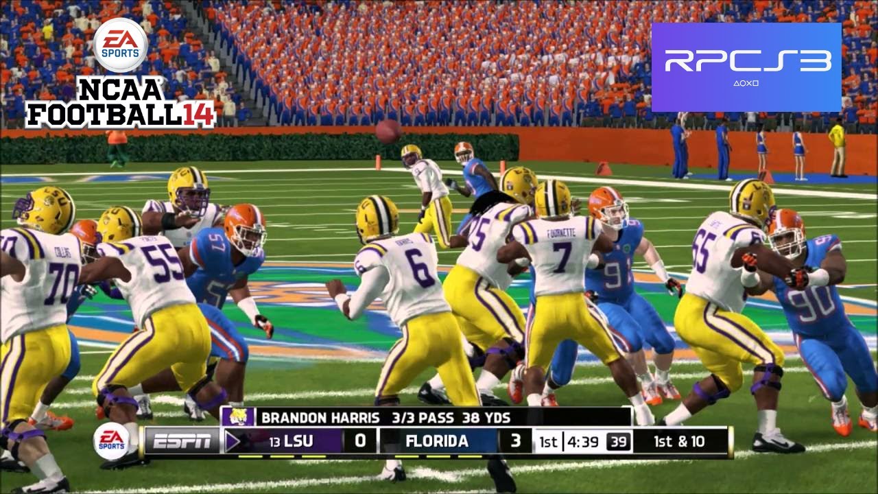 NCAA Football 14 - RPCS3 (PS3 Emulator) - YouTube