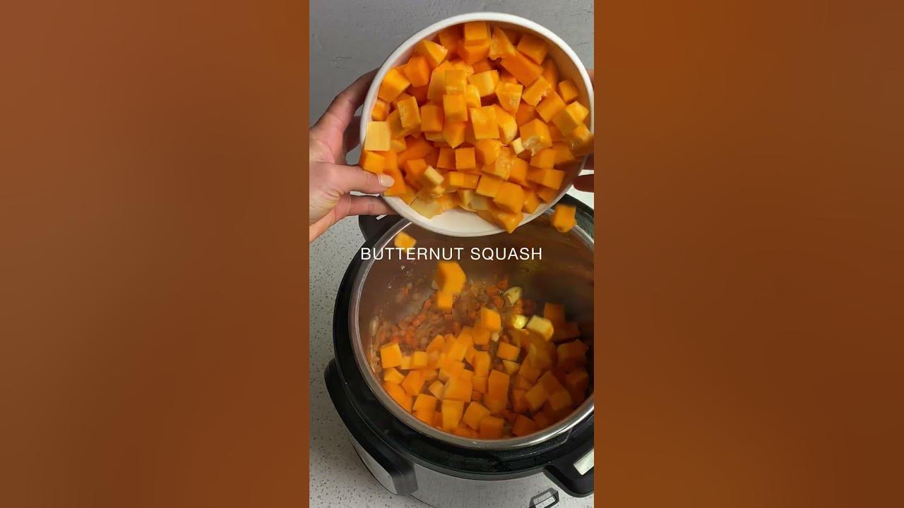 Instant Pot Butternut Squash Soup Thai Inspired Minimalist Baker Recipes Youtube