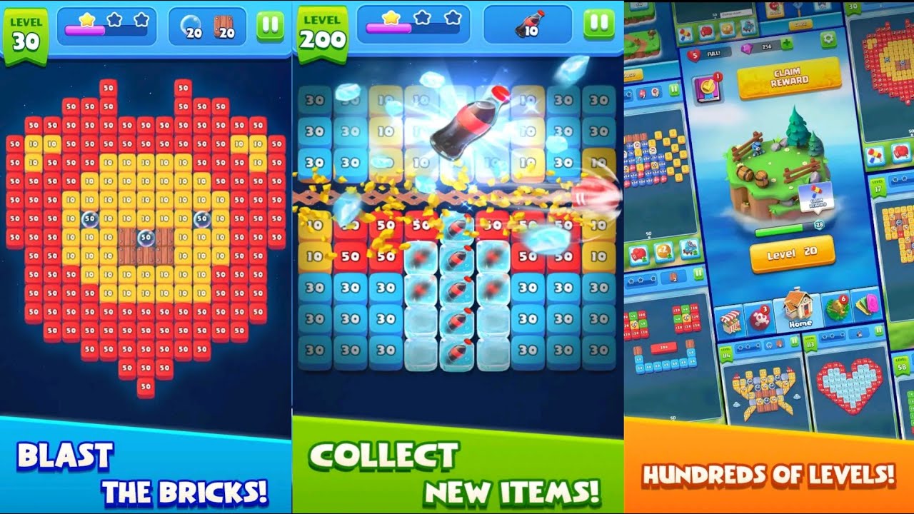 Brick Ball Blast gameplay - YouTube