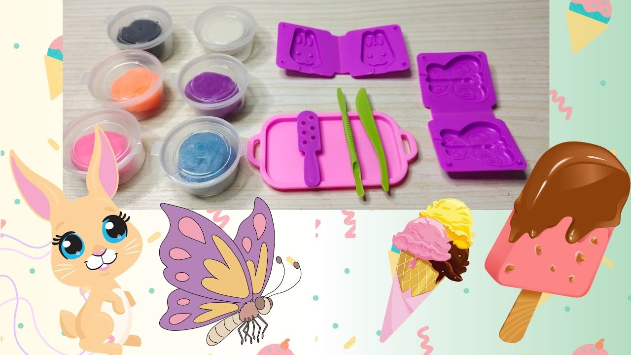 Satisfying Video | How to Make Ice Cream from Clay | Mainan Anak ...