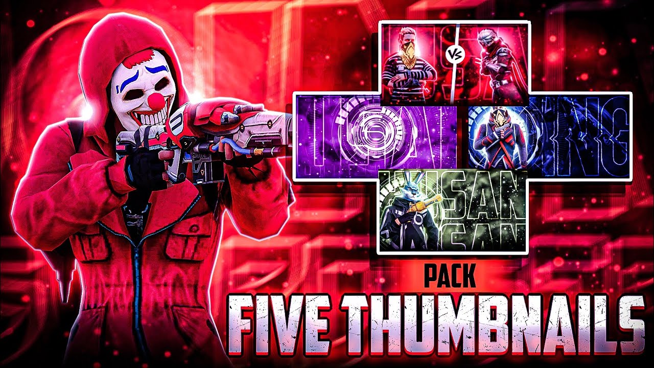 New top 5 thumbnails preset pack 😍 ️ || Free 2 use @VIJAYGFX - YouTube