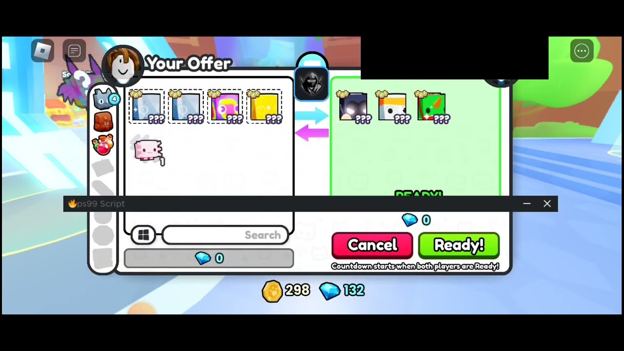 Pet simulator 99 Trade Scam Script - YouTube