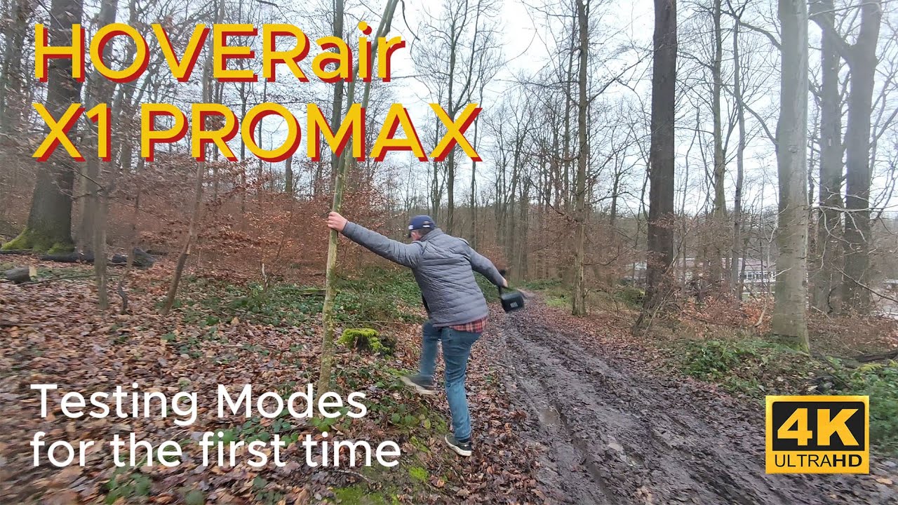 HoverAir X1 PROMAX first try in different modes - filmed in 4K - YouTube