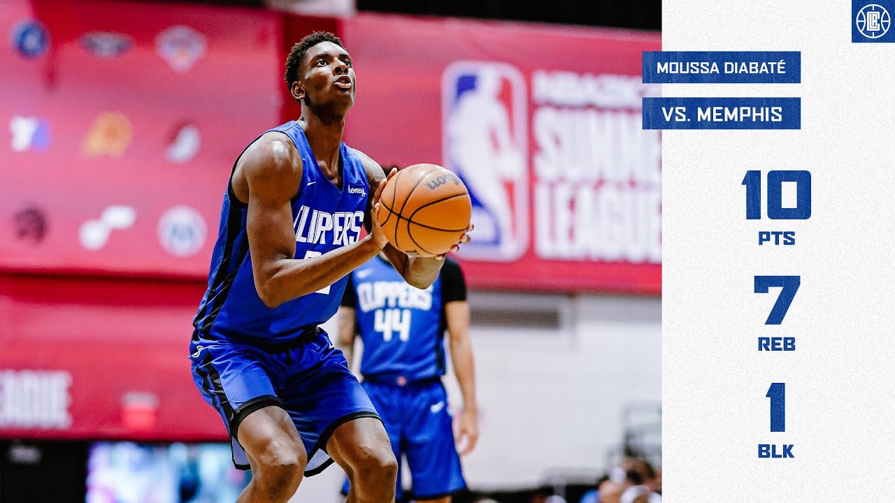 Moussa Diabaté made his debut. | LA Clippers - YouTube