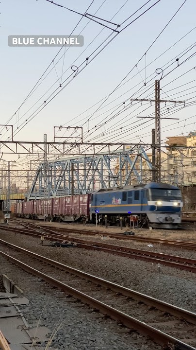(貨物列車) 2025/01/26 1096レ EF210-358 + コキ20B (名古屋タ〜札幌タ) #Shorts - YouTube