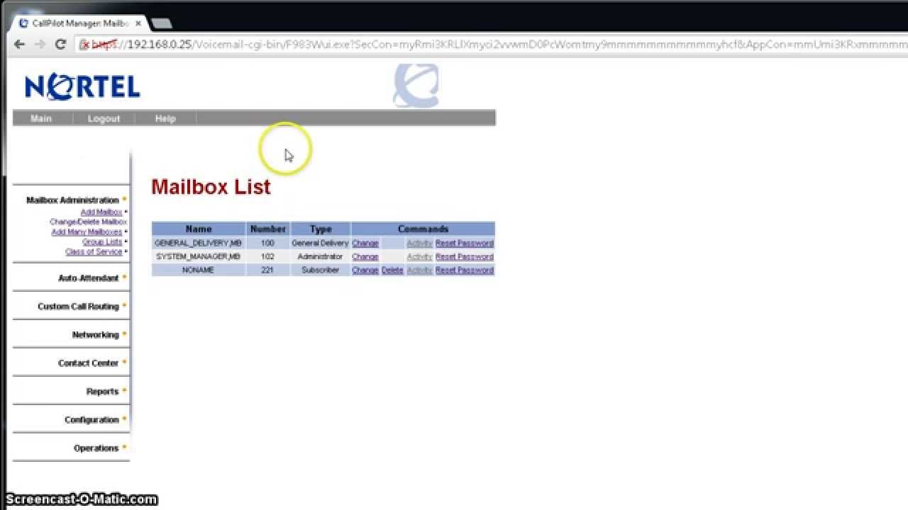 CallPilot Web Management - YouTube