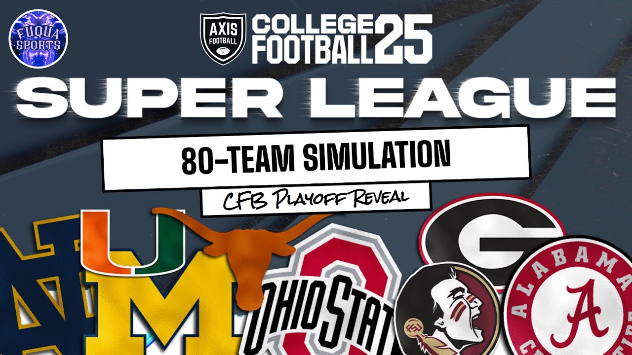 CFB Playoffs! | Regular Season Recap & Bracket Reveal | Axis CFB 25 Super League Simulation ...