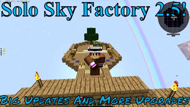 Minecraft│Sky Factory 2.5│Solo, Cows And Smeltery Set-up And Updates ...