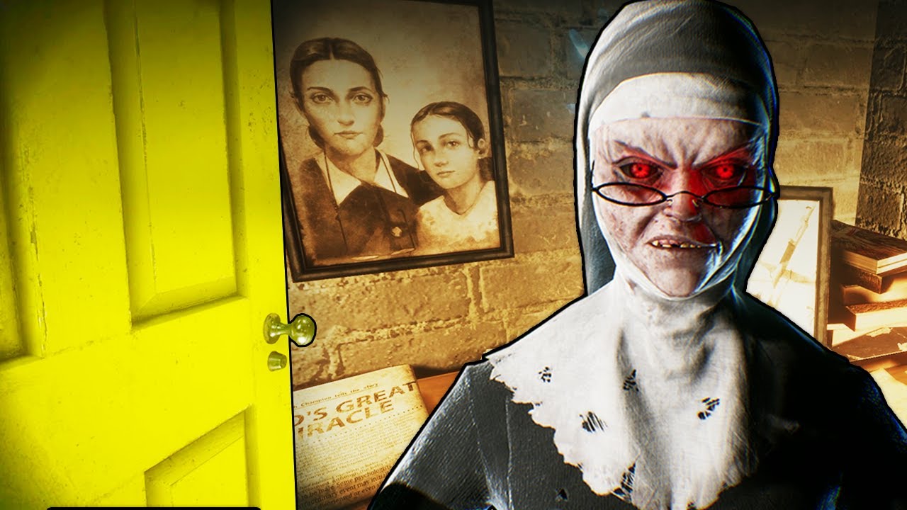 SECRET BEHIND the YELLOW DOOR in the EVIL NUN TBM! - YouTube