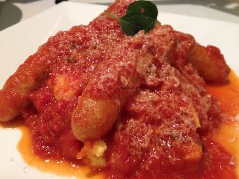 Italian Pork Sausages al Sugo served with Polenta - YouTube