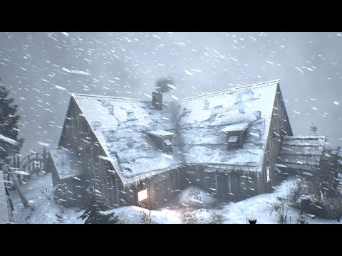 Donduran BLIZZARD Qış Fırtınası üçün səslənir. Buzlu Qar fırtınası