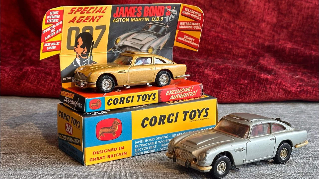 Corgi’s James Bond DB5 Then, Now (and Then Again)! Commemorating 300 ...