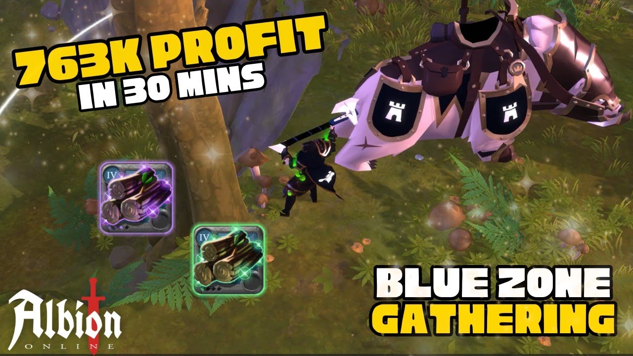 Earn Millions of Silver in Blue Zone! | Blue Zone Gathering | Using Avalonian Tool! | Albion ...