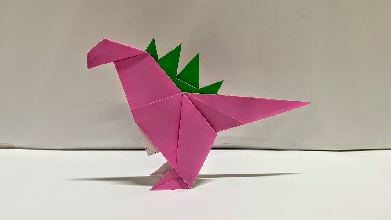 Origami Godzilla Easy Tutorial - YouTube