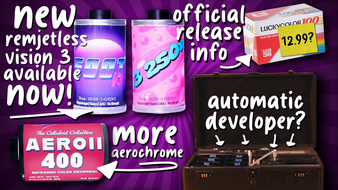 New Kodak Film Available, Lucky C200 Release, Automatic Film Developer ...