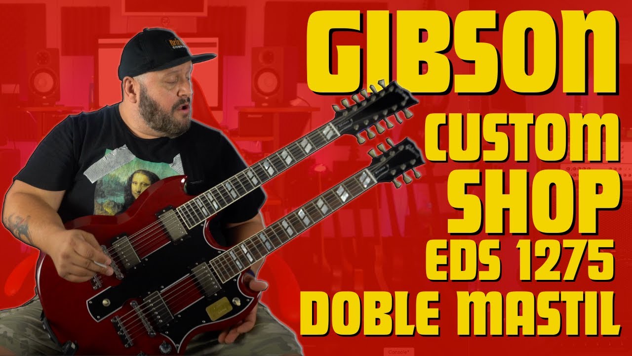 GIBSON EDS 1275 Custom Shop / Guitarra doble mástil 12 cuerdas ...