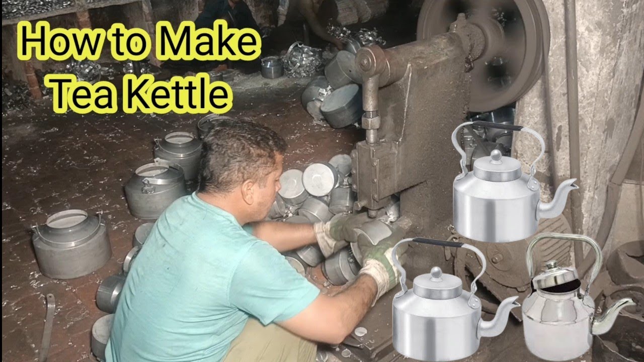 How to Make a Big Tea Kettle | Wonderful Process of Silver Kettle ...