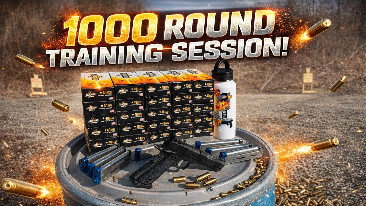 1000 Round Training Day | Knocking the Rust Off - FPS Holsters - YouTube