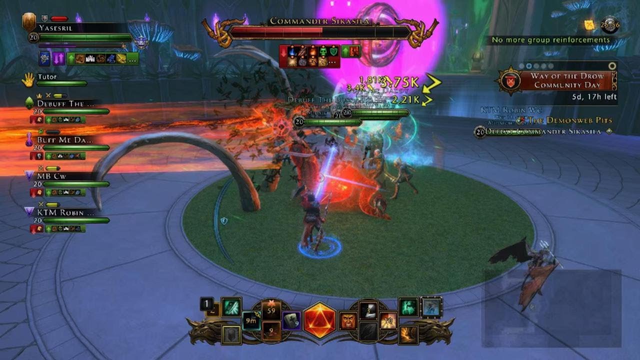 Neverwinter | Master Demonweb Pits Dash Achievement - 18:54 [PS4] - YouTube