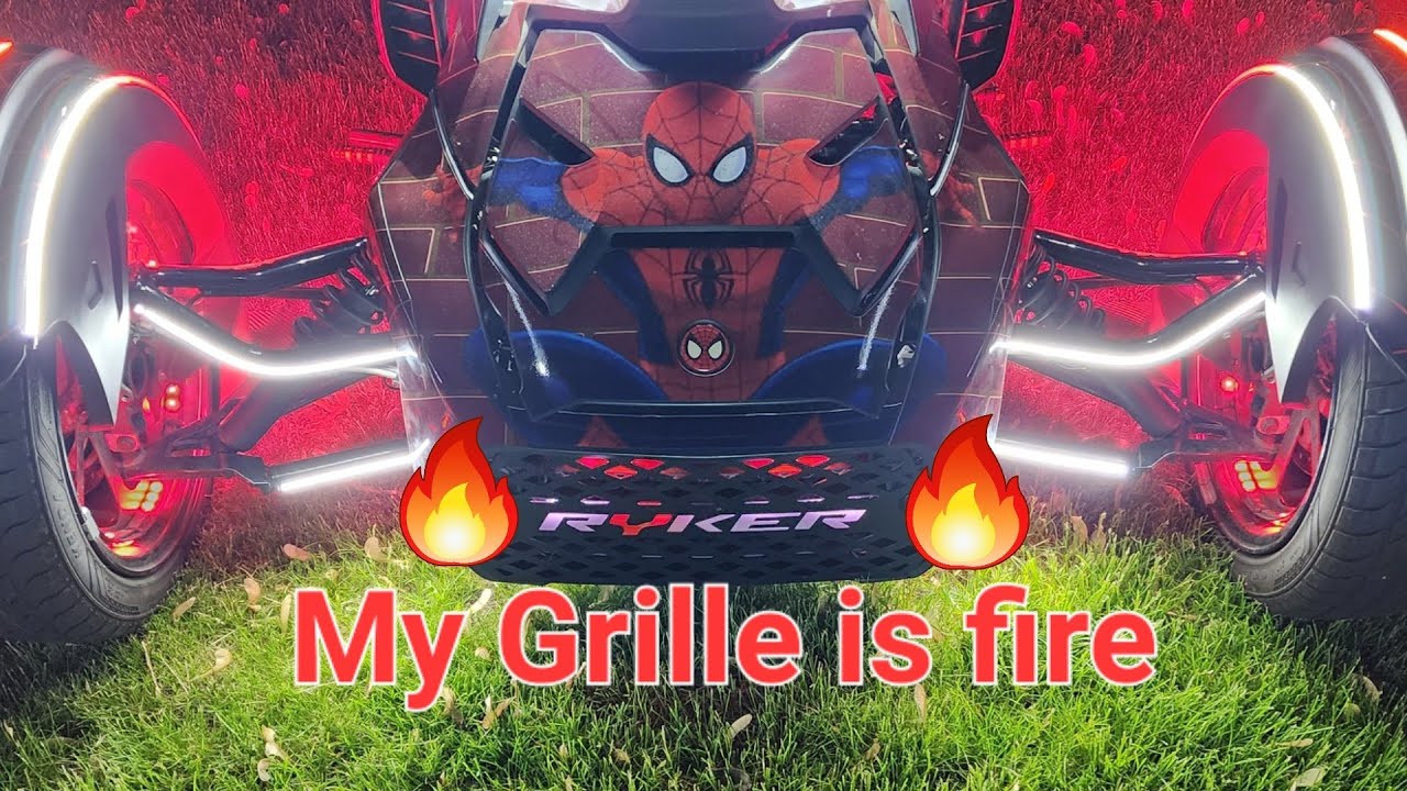 Custom grille for Can-Am Ryker! Top Notch Ryker mods! - YouTube