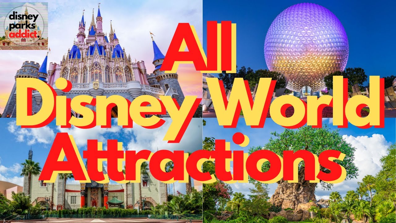 Walt Disney World ATTRACTION GUIDE - All Rides in All Four Parks - 2021 ...