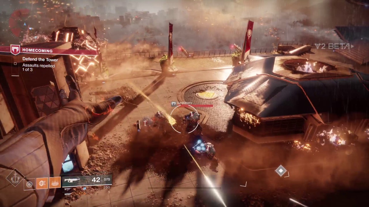 Destiny 2 Beta Warlock Dawnblade campaign gameplay - YouTube