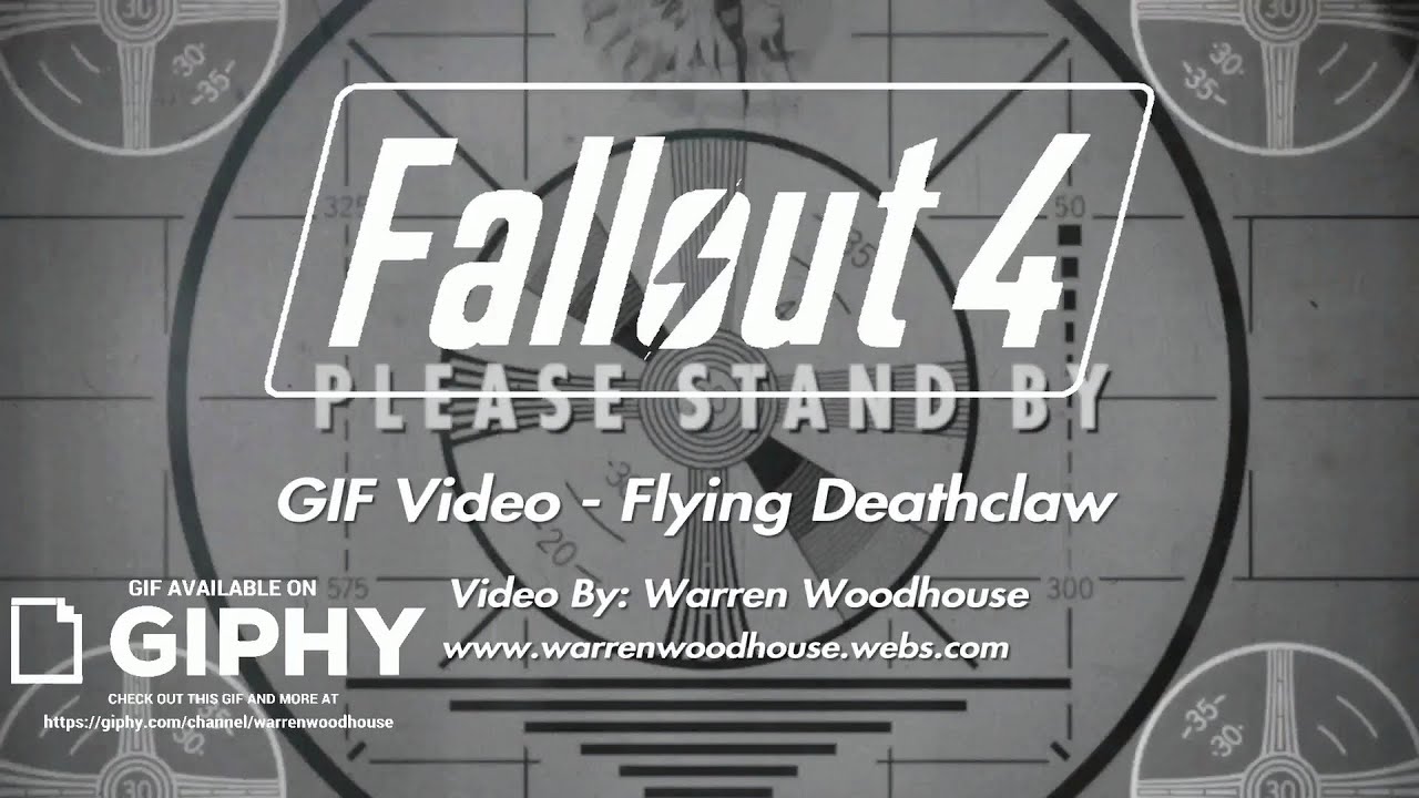 FALLOUT 4 (PS4) - GIFS - Flying Deathclaw - YouTube