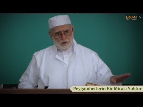Peygamberlerin Bir Mirası Yoktur