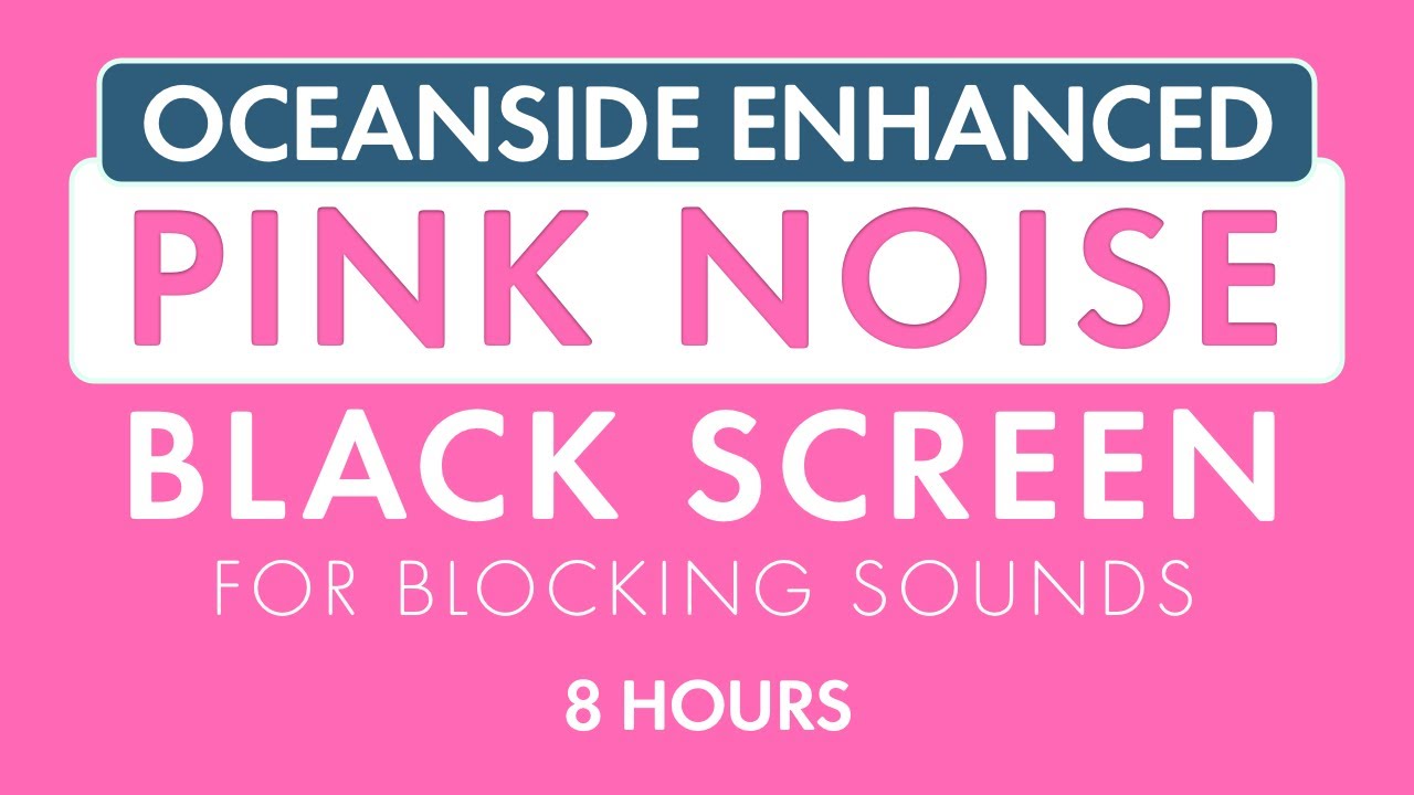 Refreshing Mix of Pink Noise with Oceanside Ambiance. Gentle Waves ...