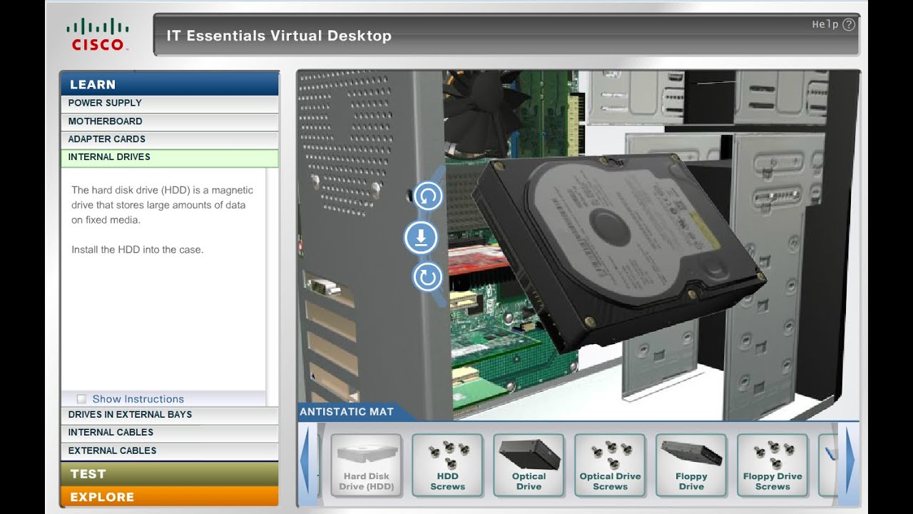 #LRCD Hướng Dẫn Lắp Ráp Máy Tính Với IT Essentials Virtual Desktop ...