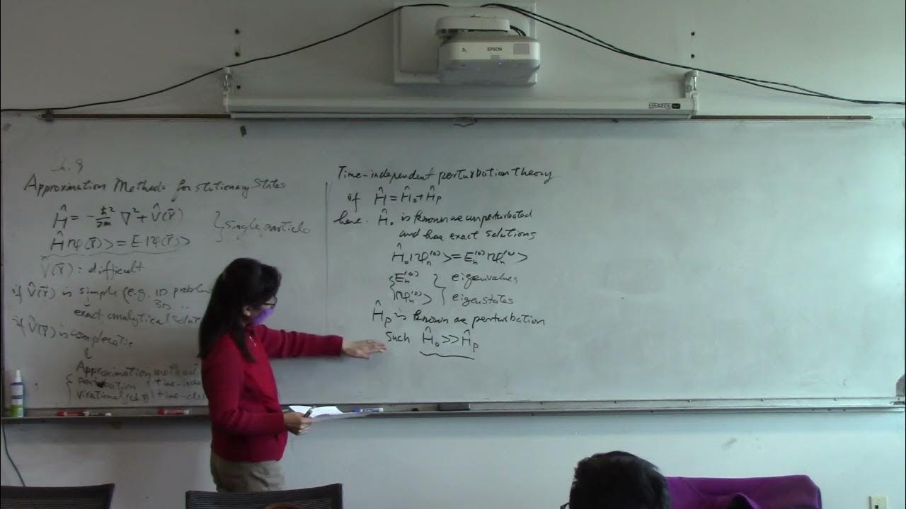 Quantum Mechanics 2 Lecture 22 4 5 2023 - YouTube