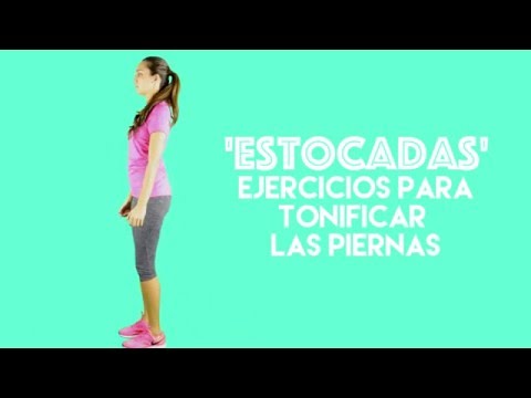 'Estocadas' Ejercicios practicos para hacer en casa - YouTube