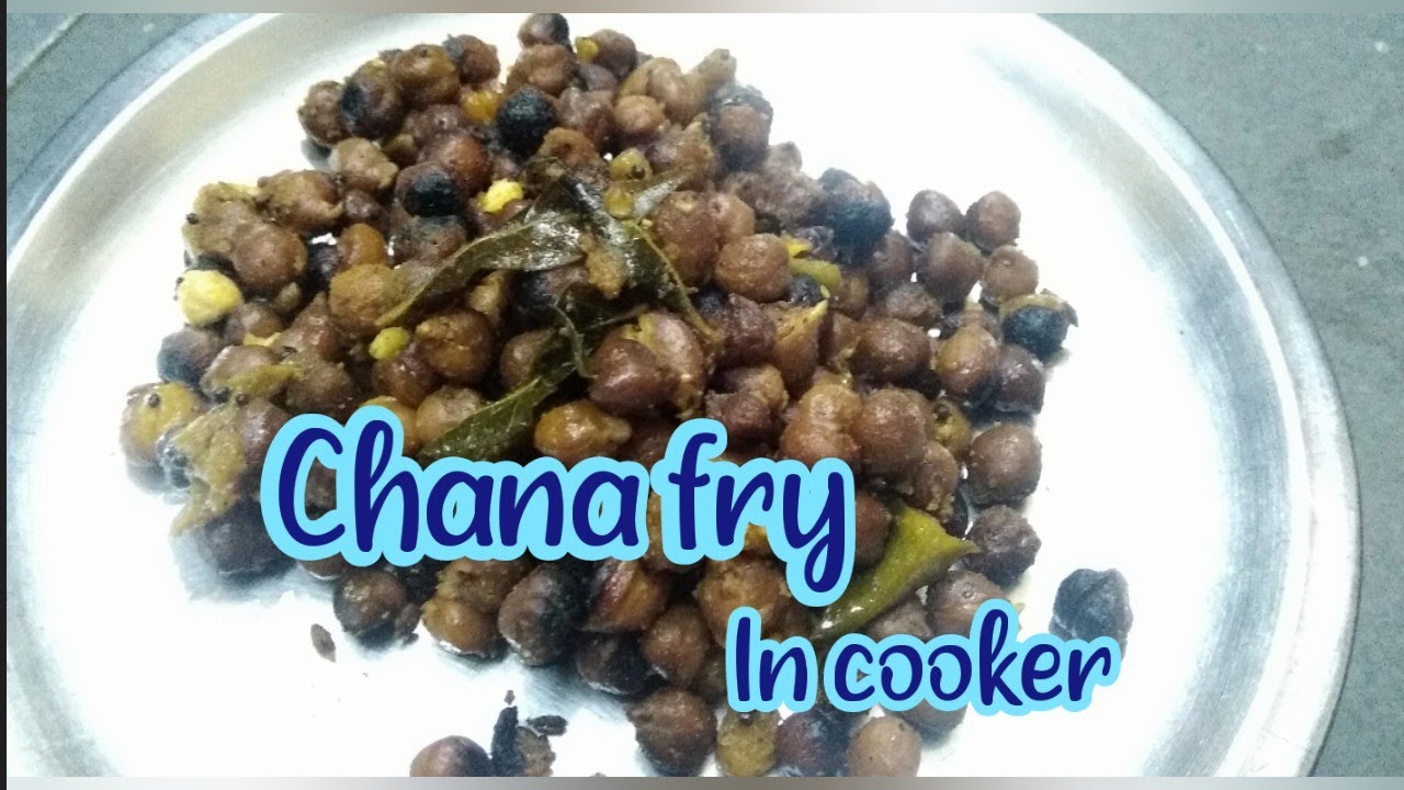 Chana fry | Chana fry in Cooker | Black chickpeas fry | Ashu's Kitchen ...