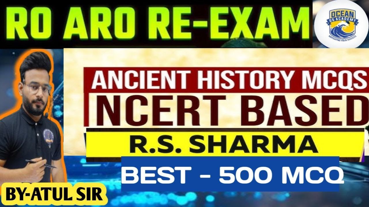 UPPSCRO/ARO RE-EXAM || NCERT ANCIENT HISTORY MARATHON || CLASS-11 RAM SHARAN SHRAMA BEST 1000 ...