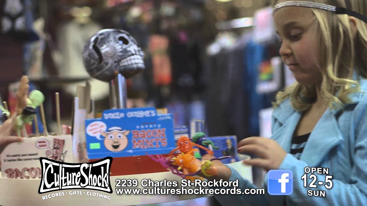 Culture Shock Record Store, Gifts and Clothing Commercial! - YouTube