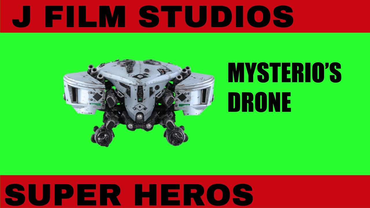 Mysterio drone green screen from Spider-Man far from home - YouTube