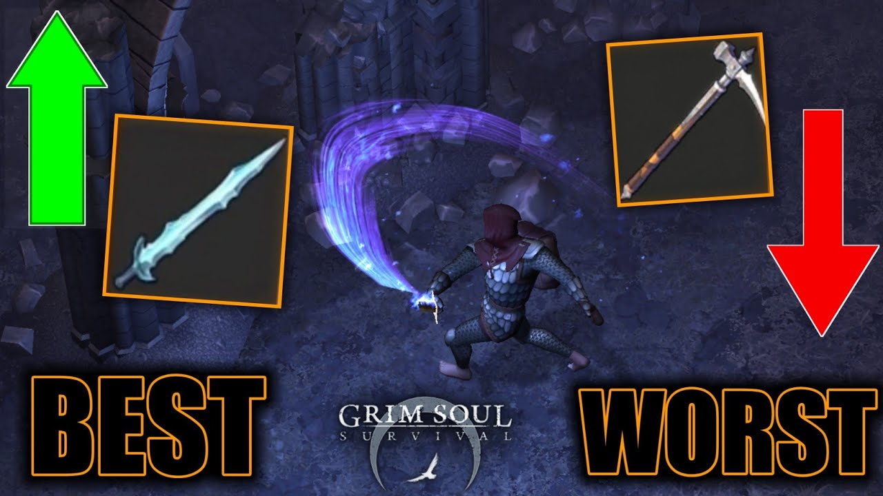 RANKING WORST TO BEST UNIQUE WEAPONS IN GRIM SOUL! UNIQUE WEAPONS ...
